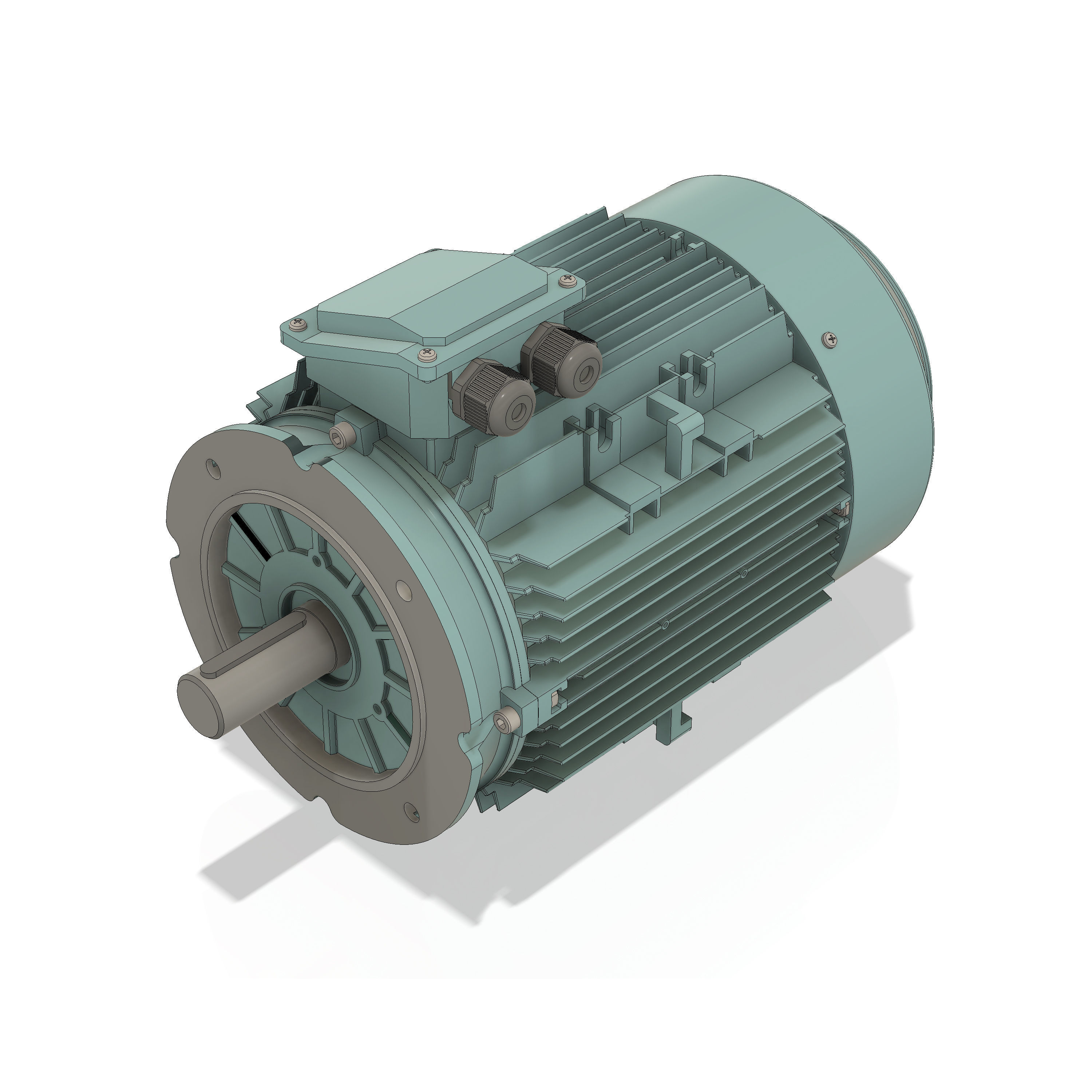 3 Phase AC induction motors - Frame size 132M 3D model | CGTrader