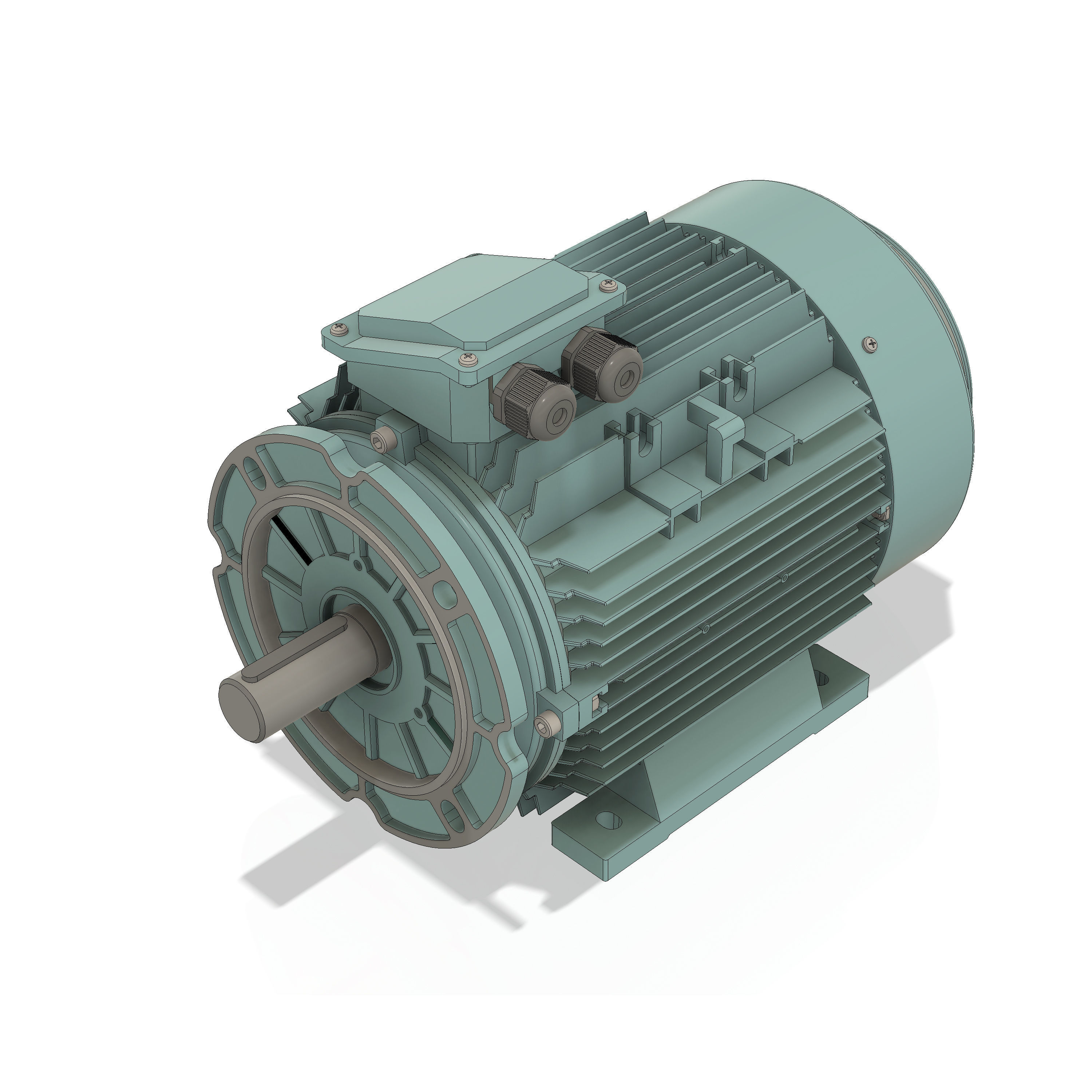 3 Phase AC induction motors - Frame size 132M 3D model | CGTrader