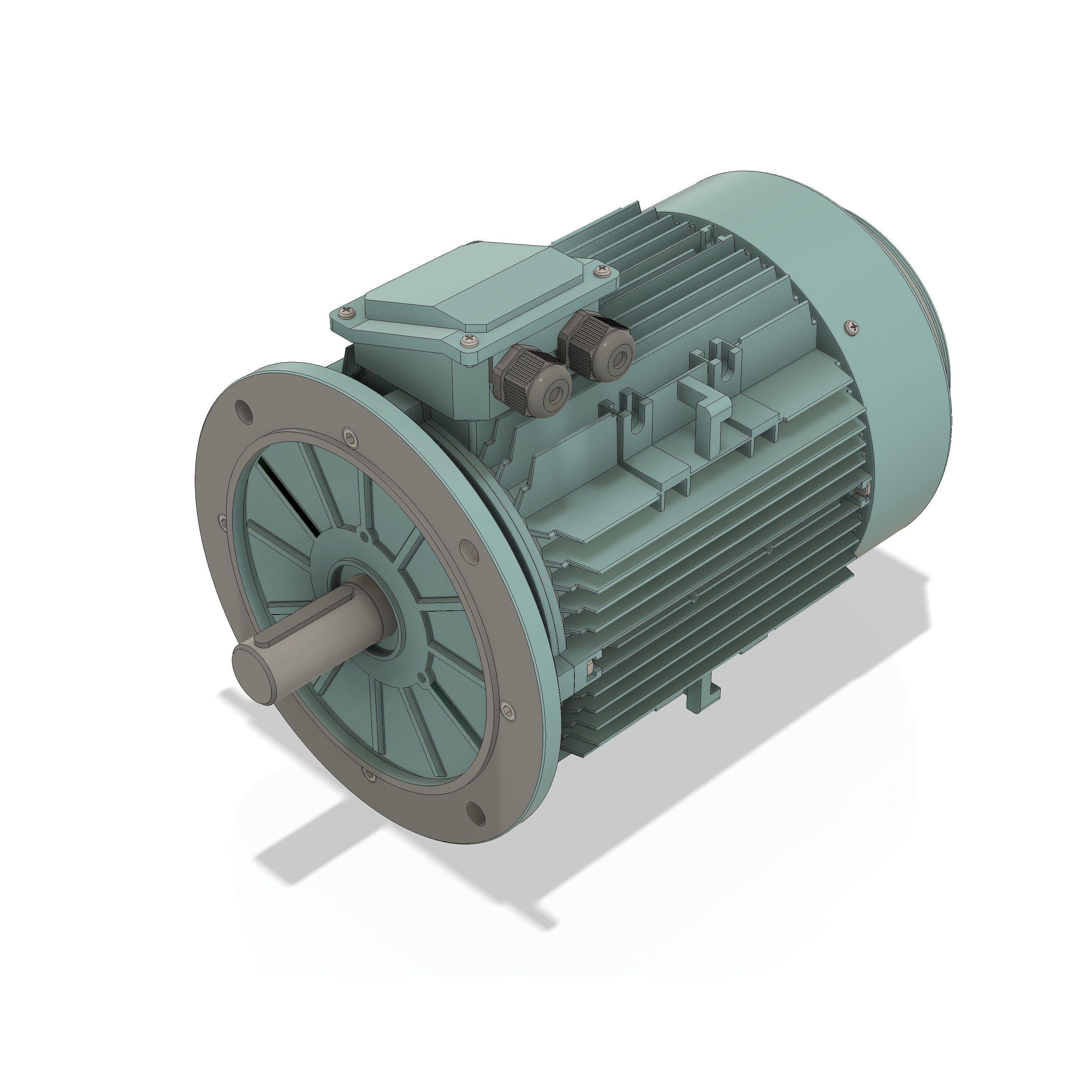 3 Phase AC induction motors - Frame size 132M 3D model | CGTrader