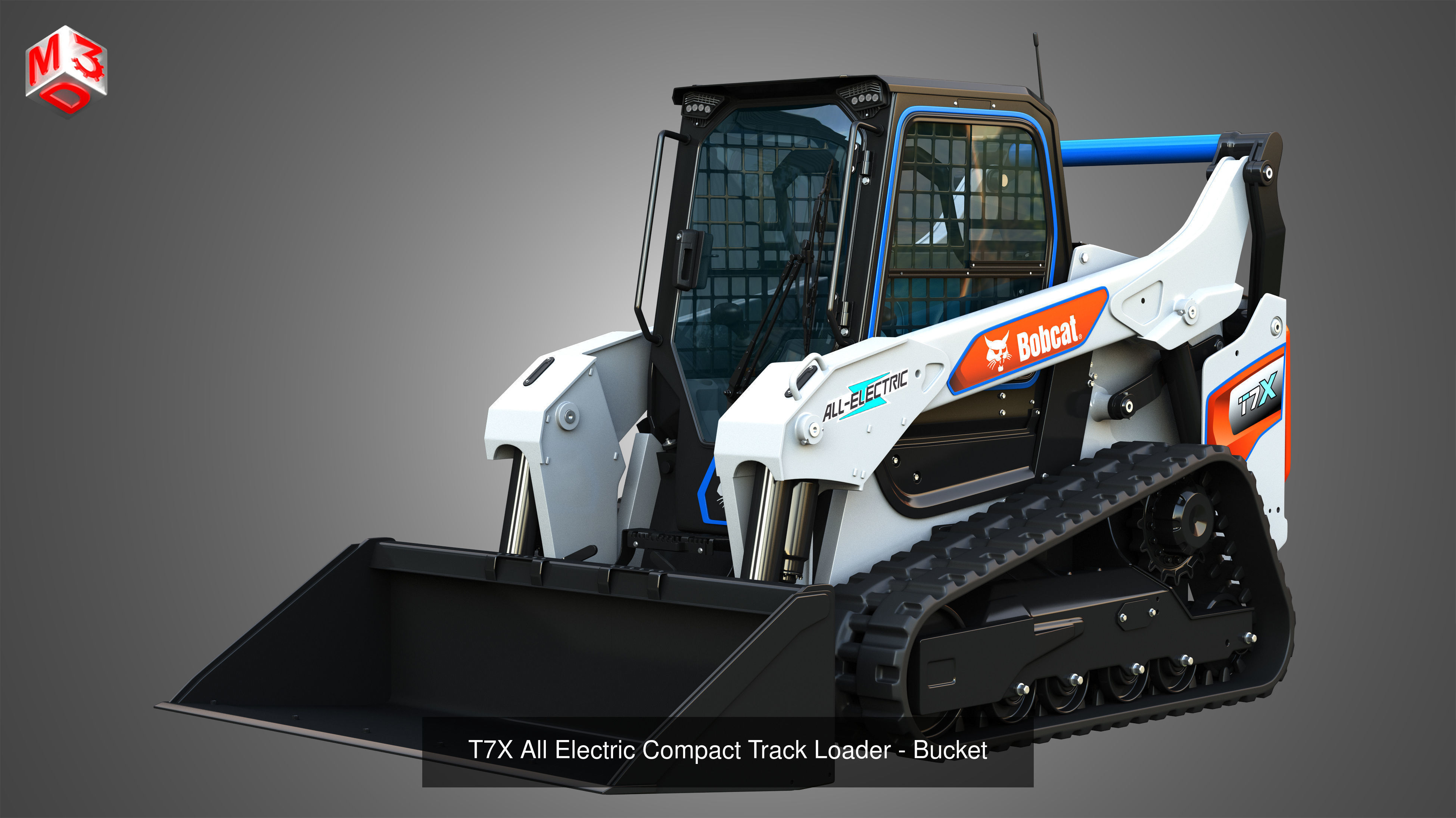 Compact and Quad Track Loaders Package - 4 Items 3D Model Collection ...