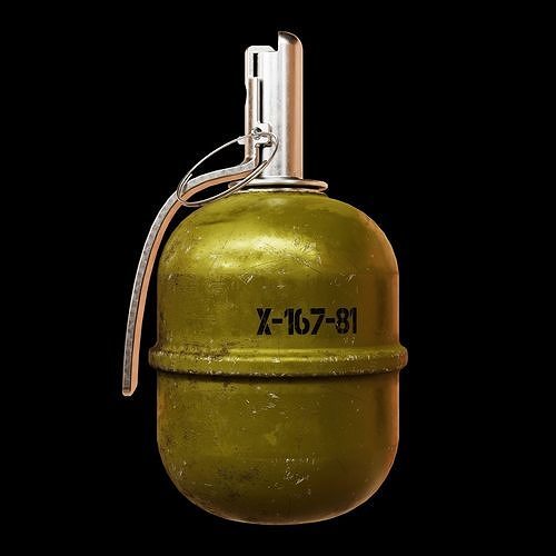 3D model RGD-5 Hand Grenade VR / AR / low-poly | CGTrader