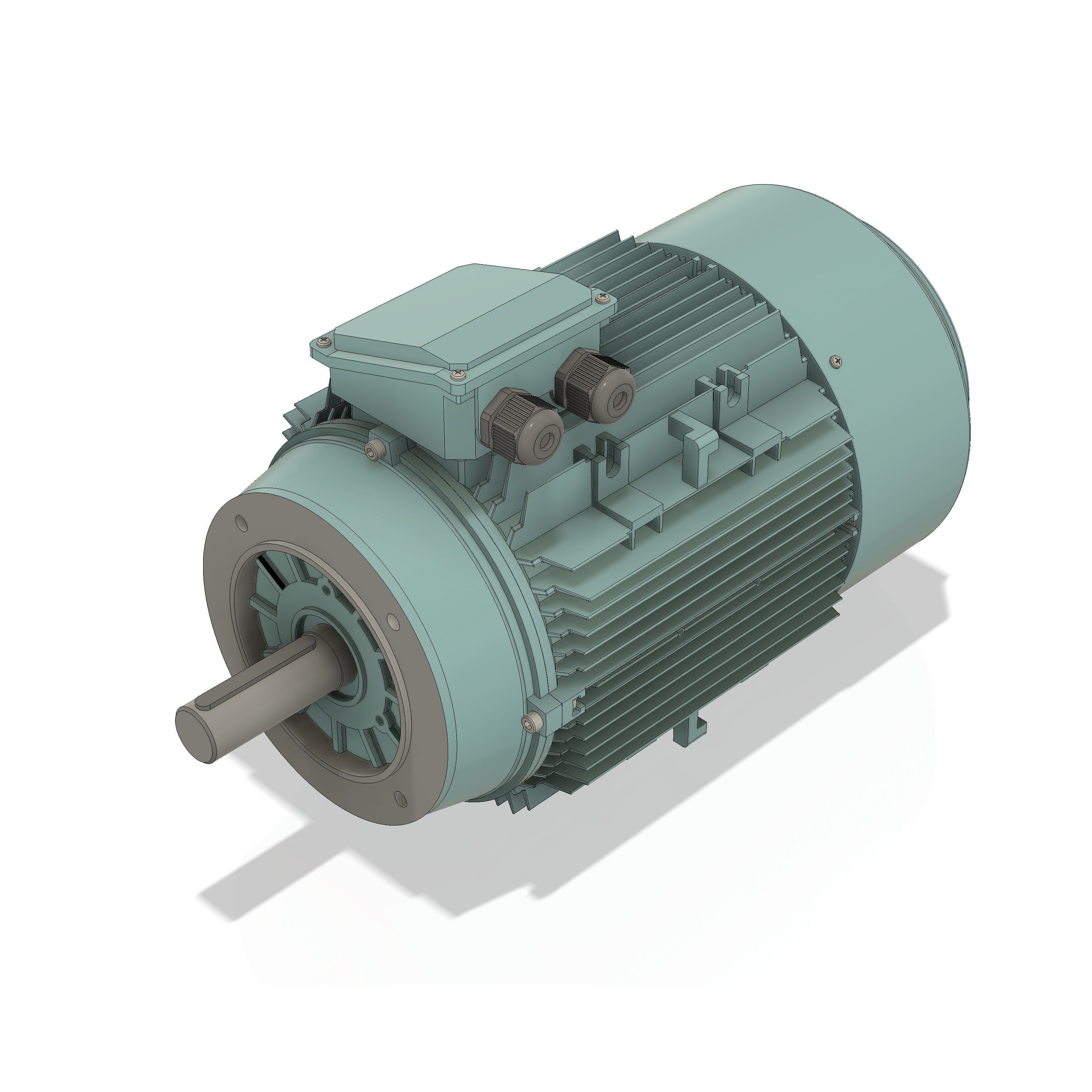3 Phase AC induction motors - Frame size 160L 3D model | CGTrader