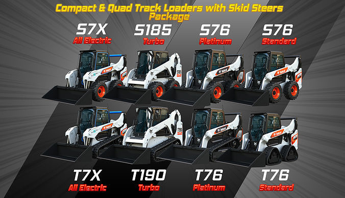 Loaders Package - 8 Items 3D Model Collection | CGTrader