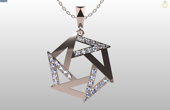 START pendant 3D model 3D printable | CGTrader