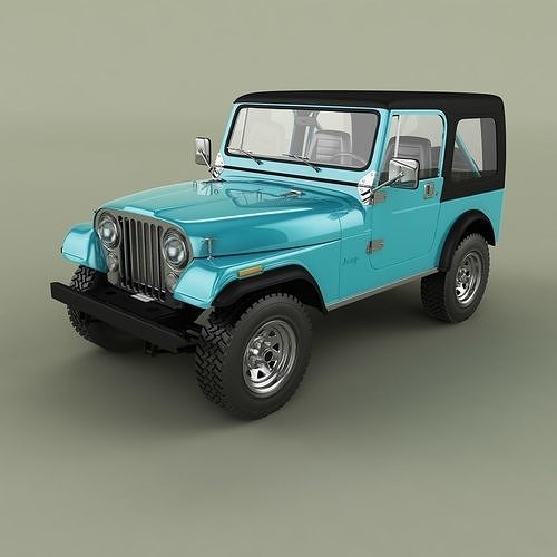 Jeep CJ-7 3D model | CGTrader