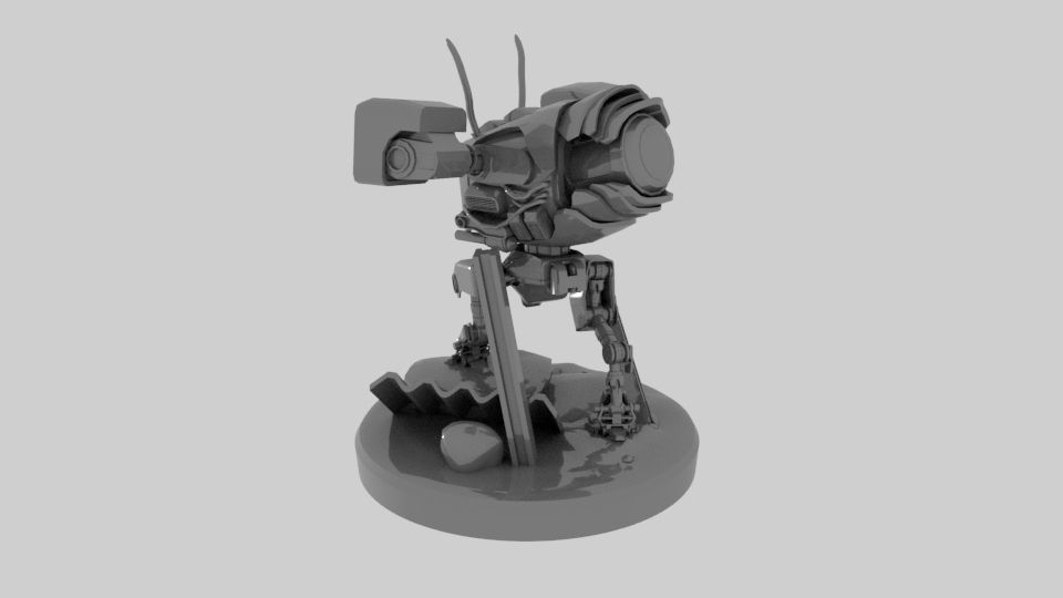 Insectoid MLRS-Robot 3D model 3D printable | CGTrader
