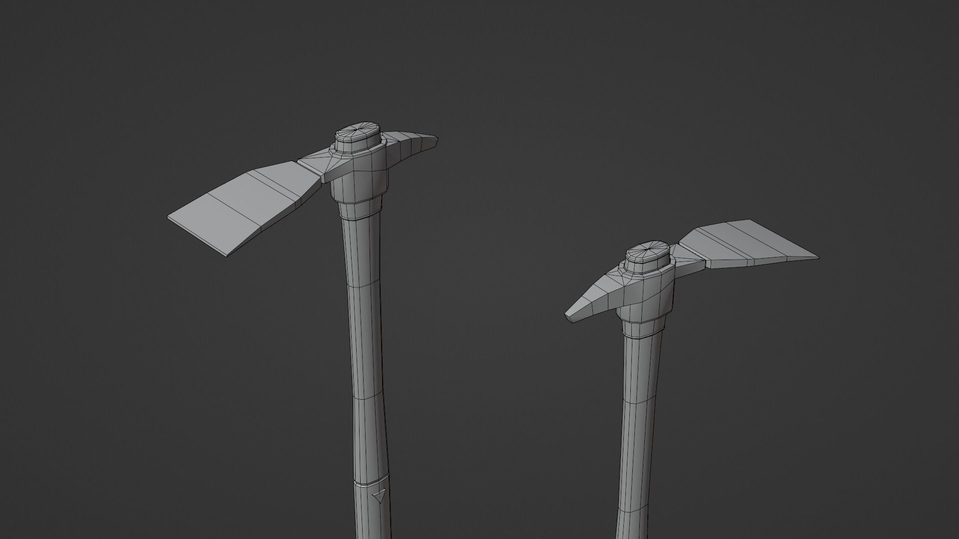 3D model Hoe - Modern VR / AR / low-poly | CGTrader