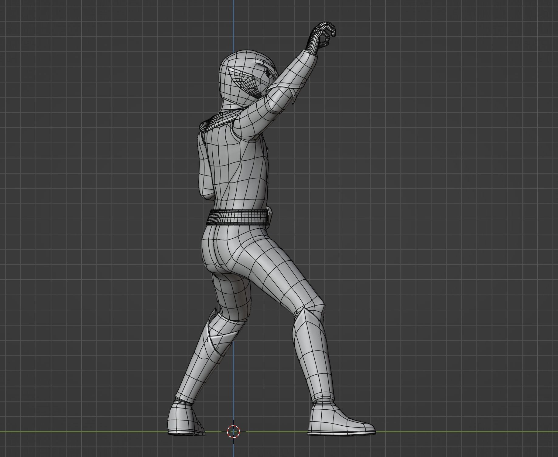 Yellow Owl - Chojin Sentai Jetman 3D model rigged | CGTrader