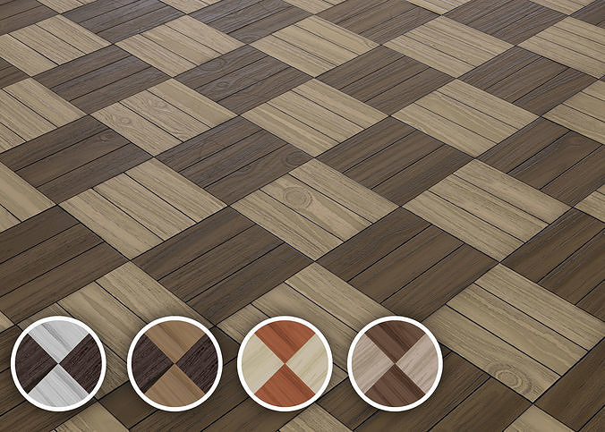 wooden parquet tile PBR Texture 004 Texture | CGTrader