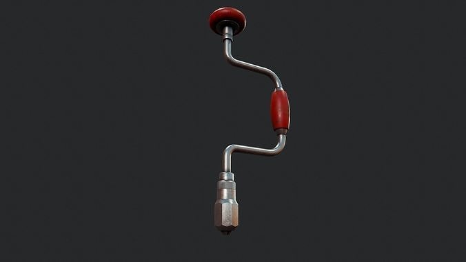 3D model Hand Drill - Tutorial Included VR / AR / low-poly | CGTrader