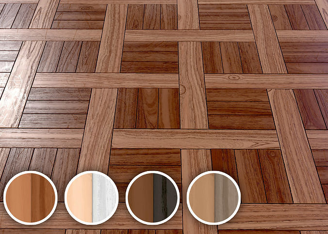 wooden parquet tile PBR Texture 006 Texture | CGTrader