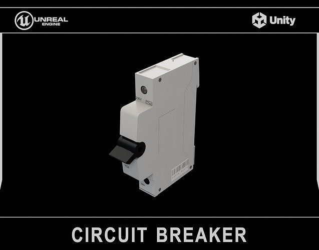 3D model Circuit Breaker VR / AR / low-poly | CGTrader