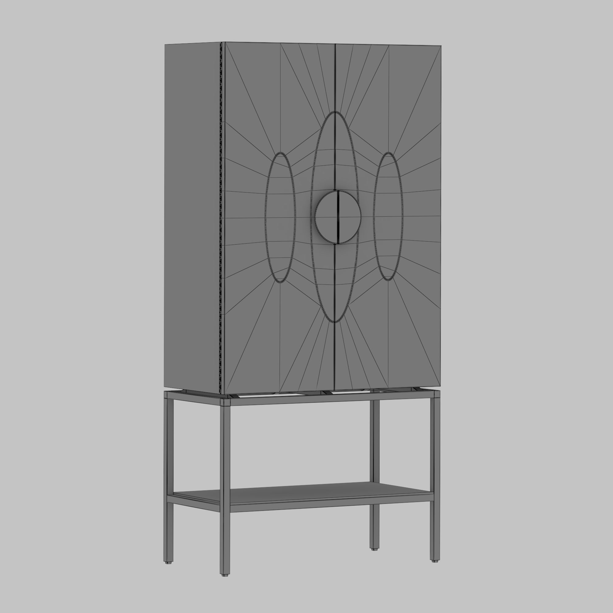 Phoenix Drinks Cabinet SKU 5208 VEL PKV 3D model | CGTrader