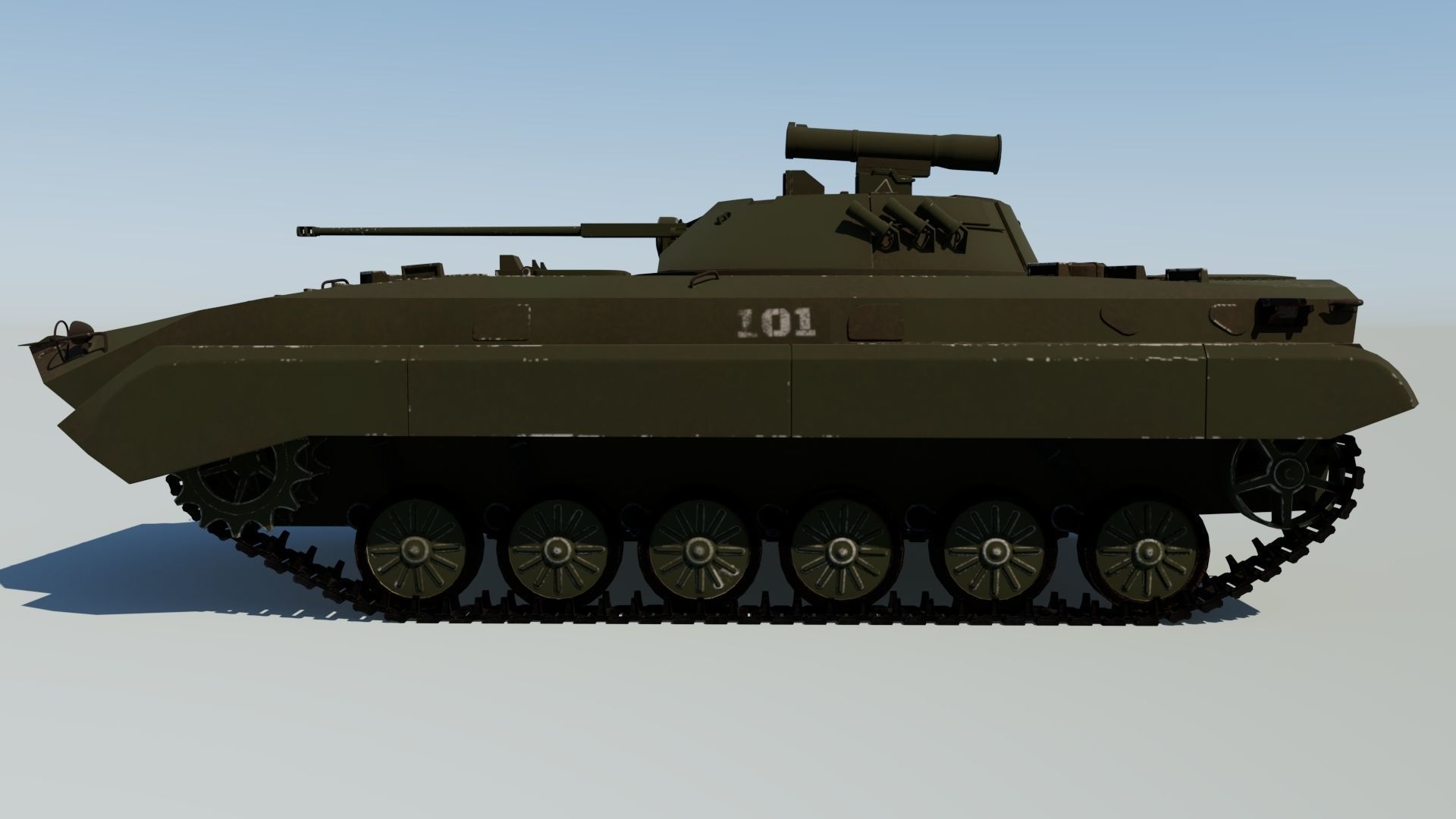 3D model BMP-2 VR / AR / low-poly | CGTrader