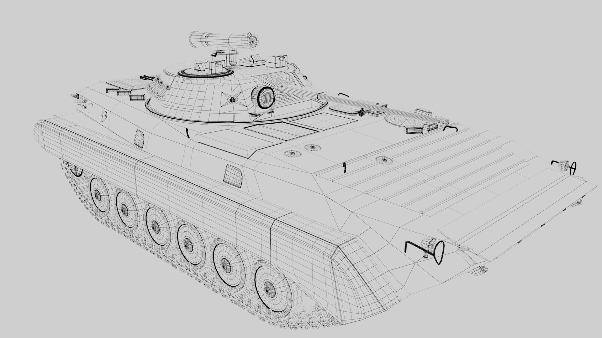 3D model BMP-2 VR / AR / low-poly | CGTrader