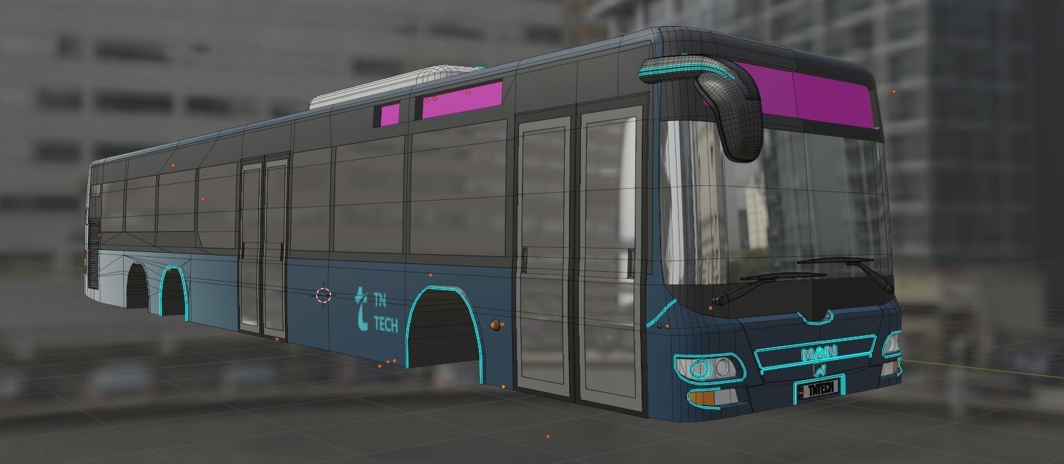 MAN Lions City 15m 3D model | CGTrader