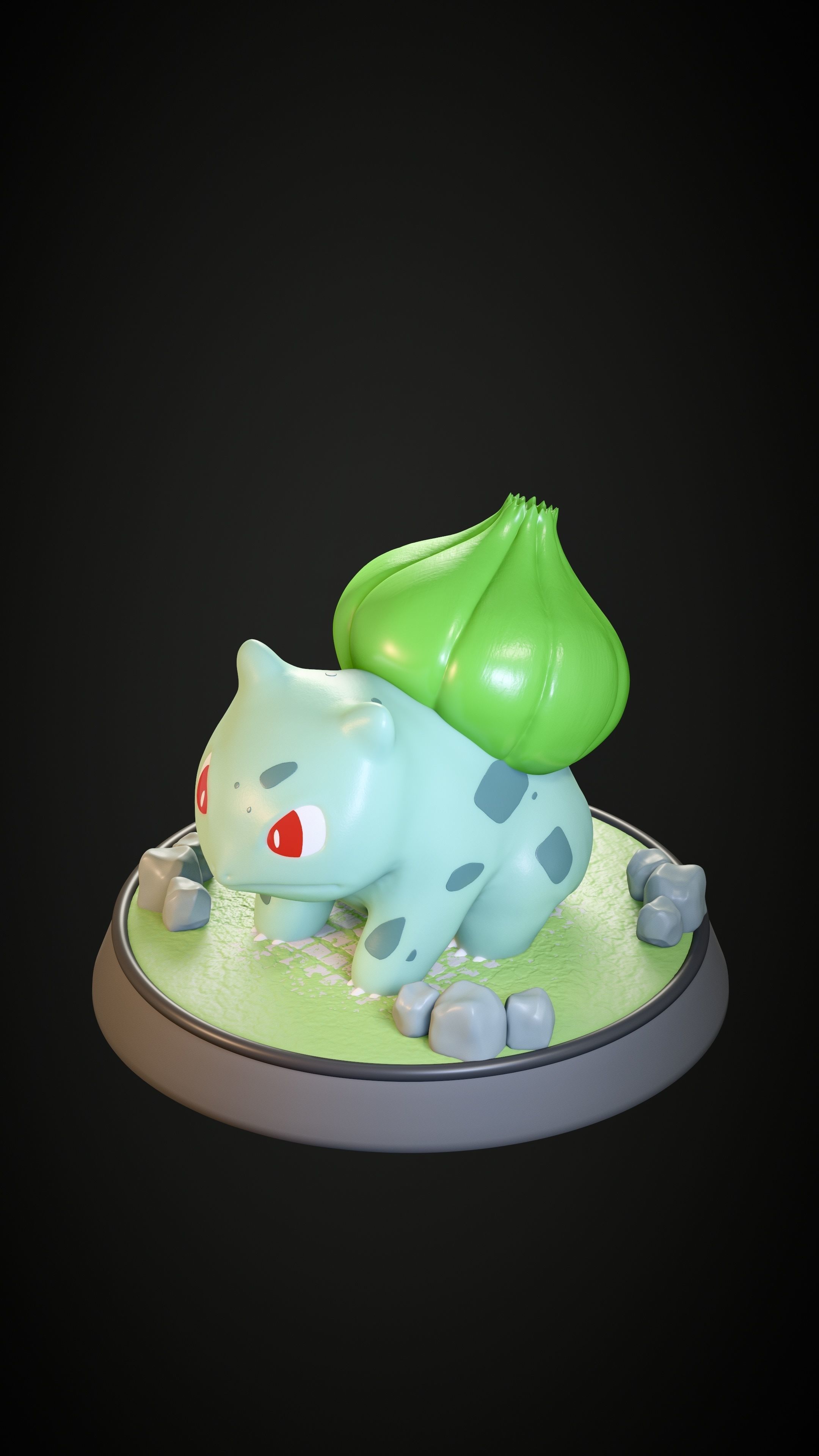 The Pokemon Essence Nomads Finely Detailed Bulbasaur 3D model 3D ...