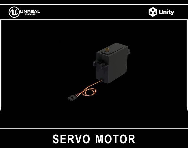 3D model Servo Motor VR / AR / low-poly | CGTrader