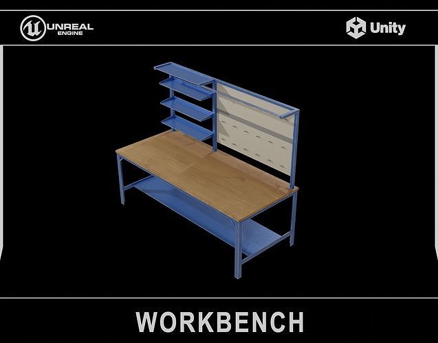 3D model Workbench VR / AR / low-poly | CGTrader