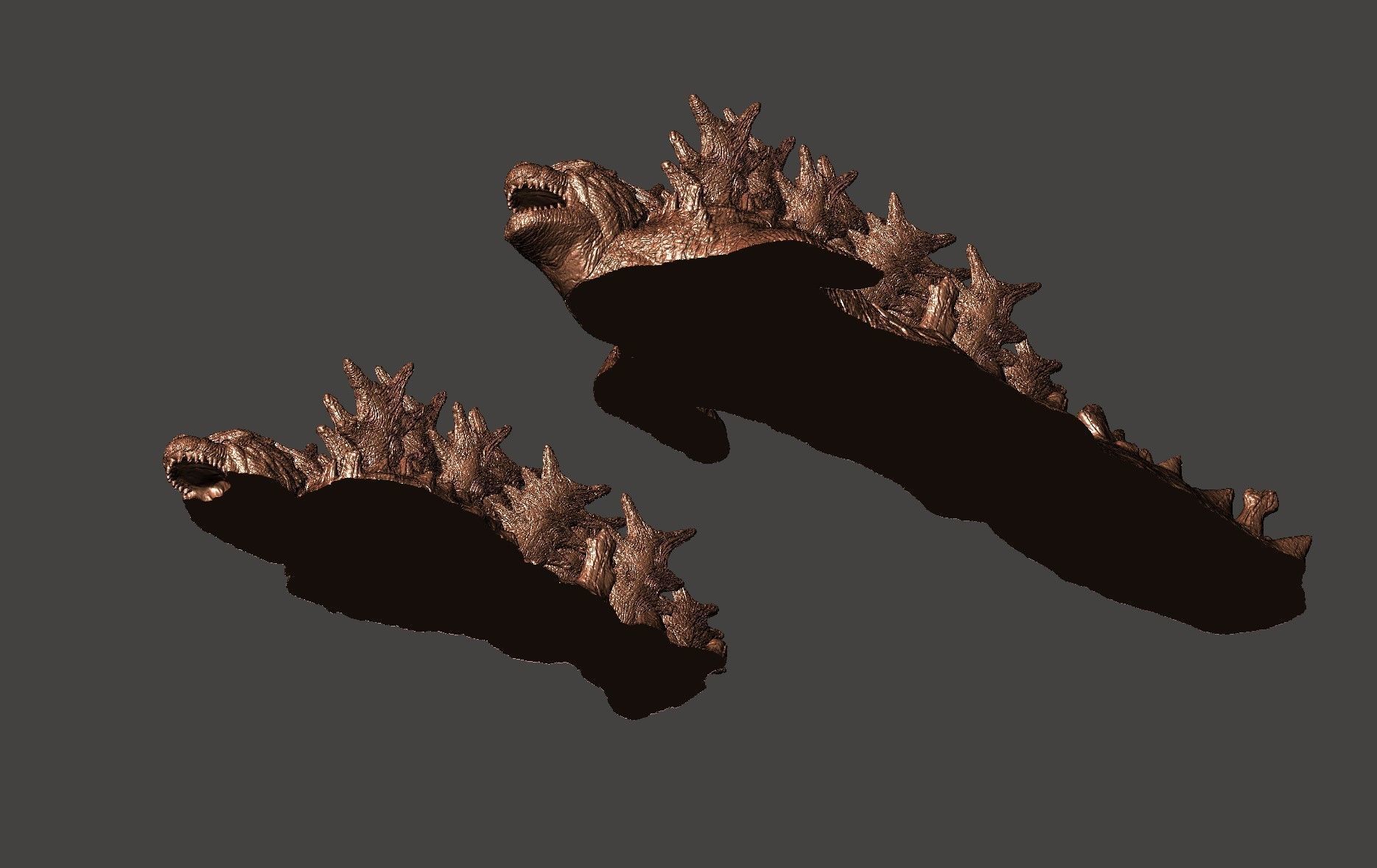 GODZILLA MINUS ONE -1 WATER SWIMMING GOJIRA KAIJU ULTRA DETAILED 3D ...