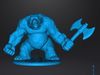 WEREBEAR CREATURE MINIATURE MODEL FOR FANTASY GAMES DND AND RPG 3D ...