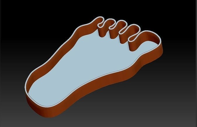 3D Foot mold 3D model 3D printable | CGTrader