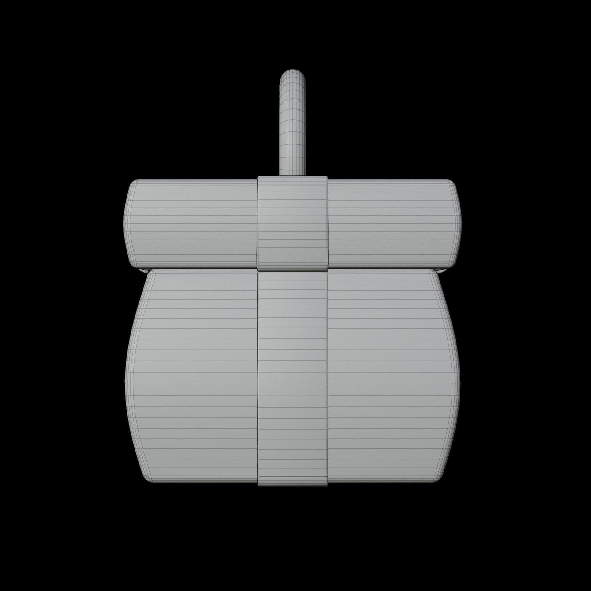 Christmas Present Gift Box 3D model 3D printable | CGTrader