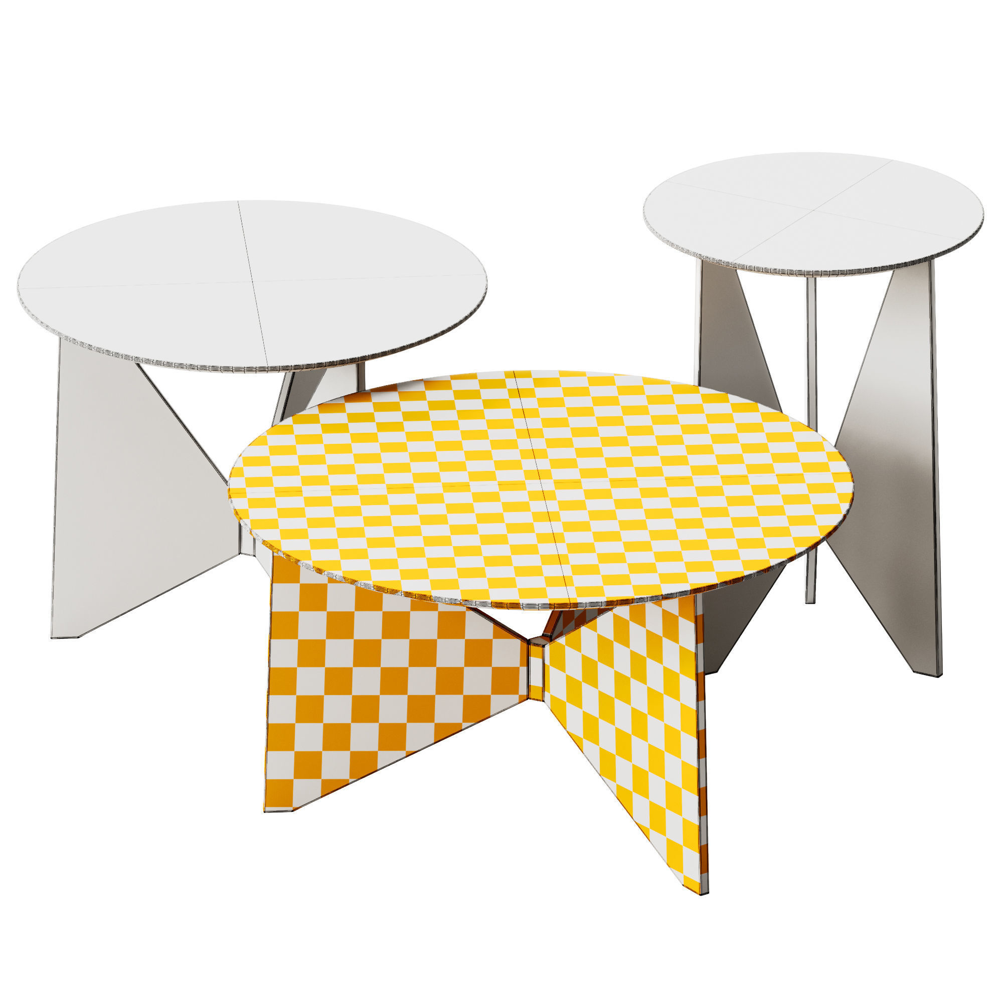 HIRU Round coffee tables by TREKU 3D model | CGTrader
