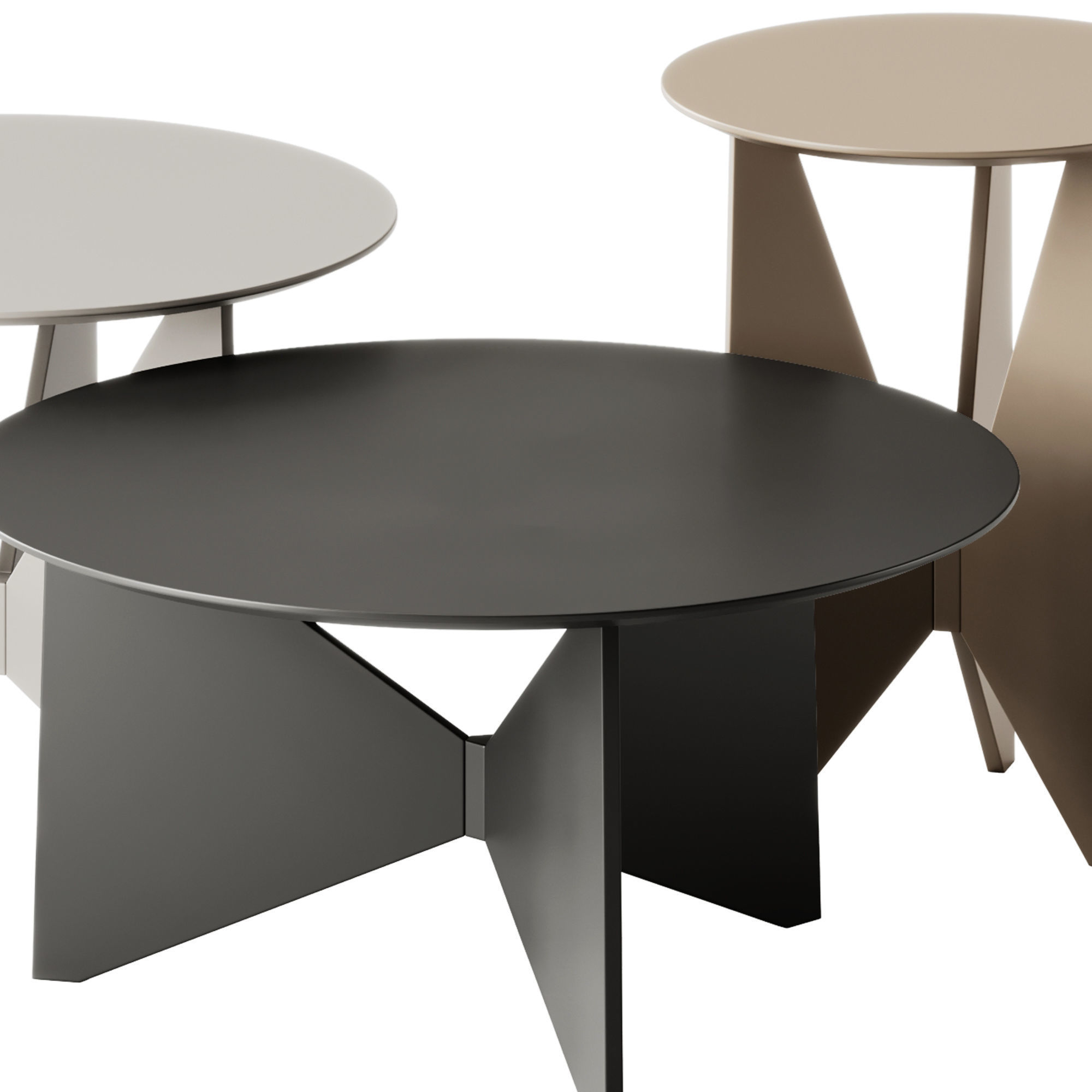 HIRU Round coffee tables by TREKU 3D model | CGTrader