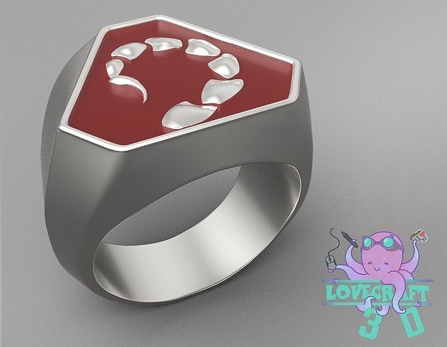 COSPLAY RING NOD COMMAND AND CONQUER STL FILE 3D model 3D printable ...