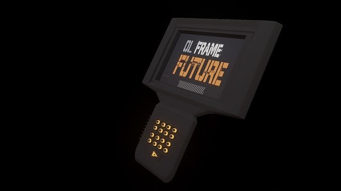 Matte Black Buttons Device free VR / AR / low-poly 3D model | CGTrader