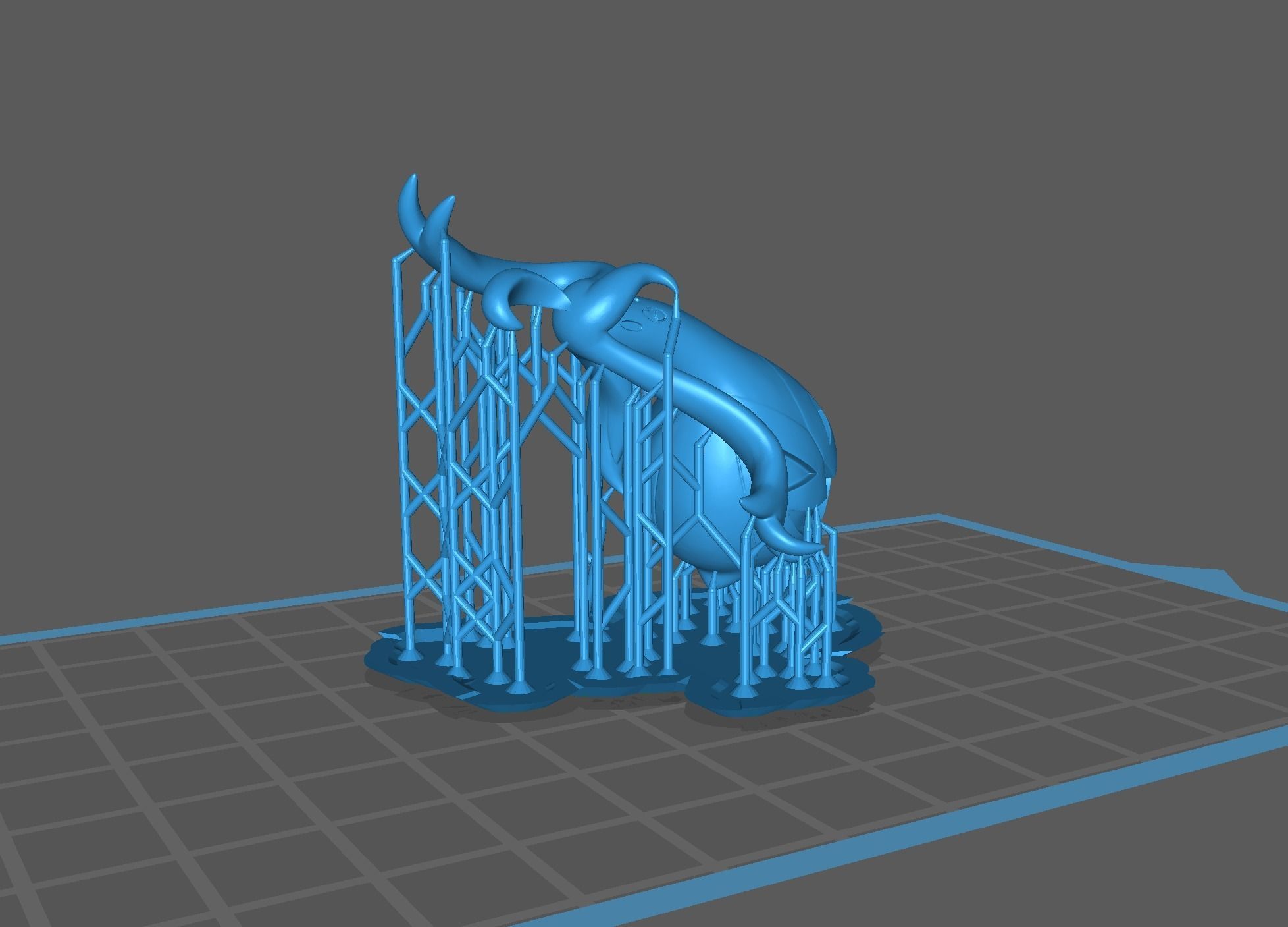 Gourgeist Presupported pokemon 3D print model 3D model 3D printable ...