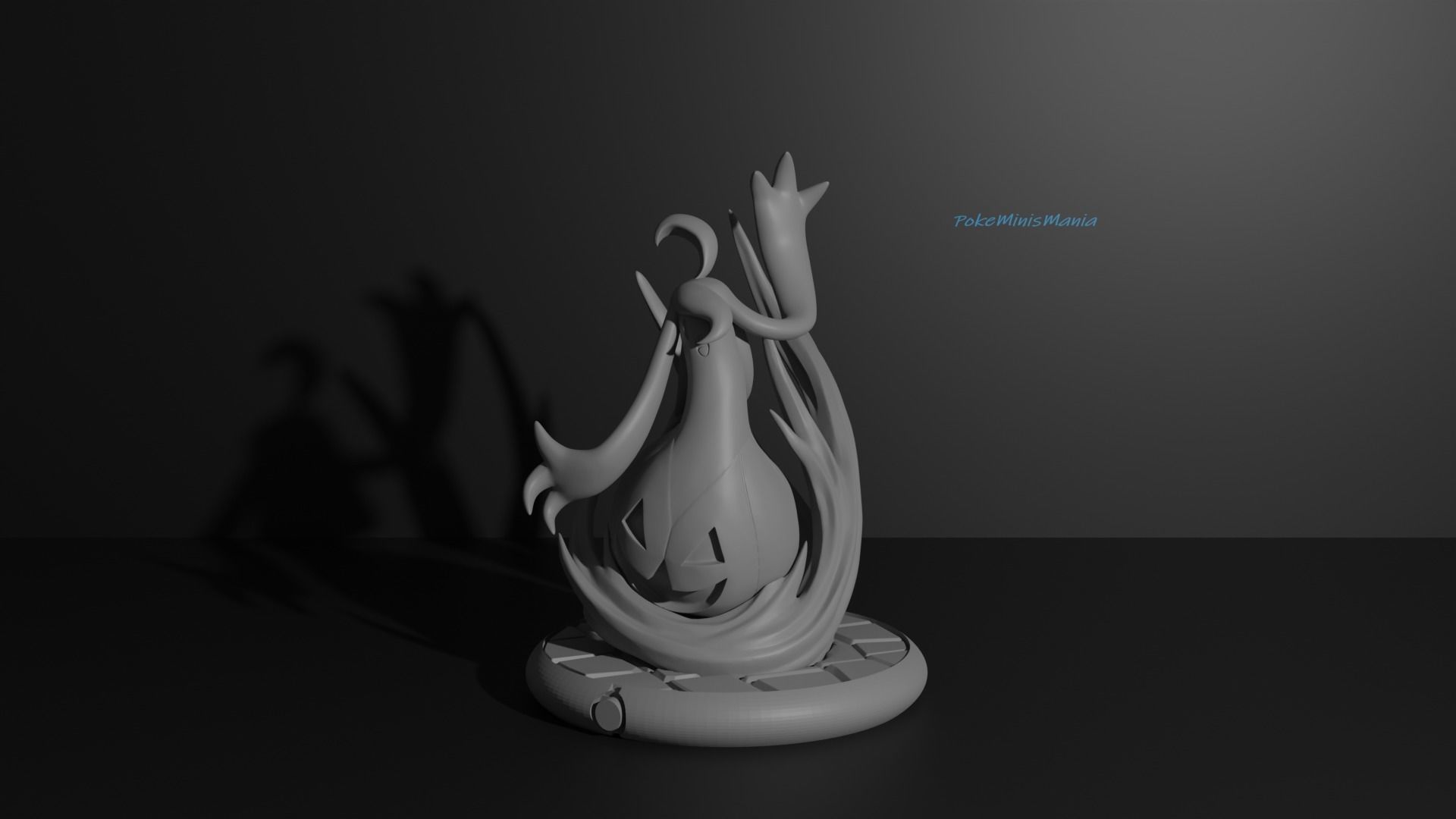 Gourgeist Presupported pokemon 3D print model 3D model 3D printable ...