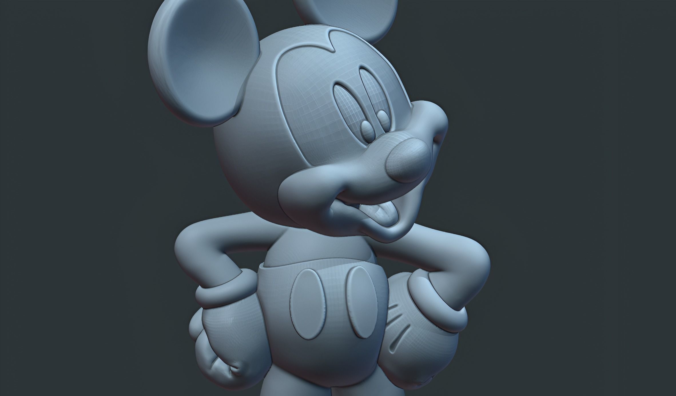 Mickey Mouse 3D model 3D printable | CGTrader