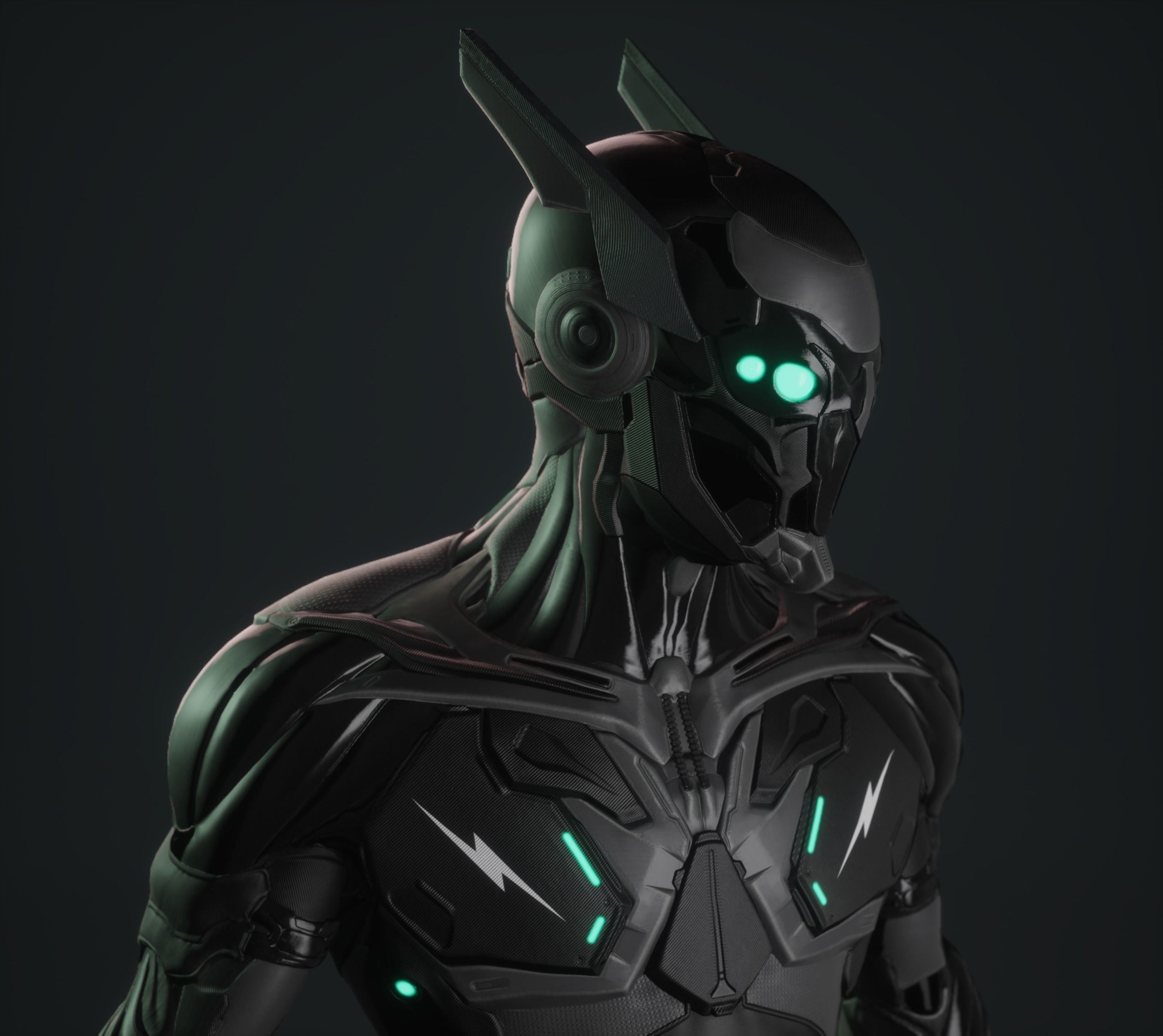 3D model Cyber Ninja VR / AR / low-poly | CGTrader