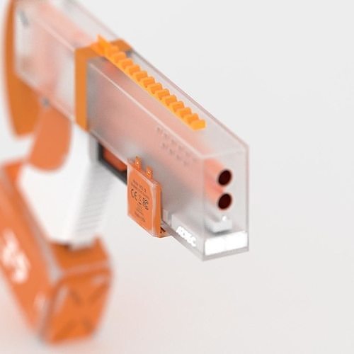 Futuristic Handgun Model 3D model | CGTrader