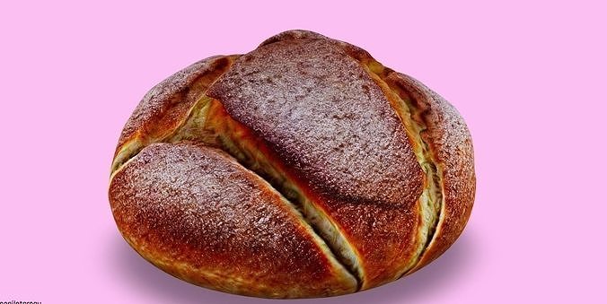 Hyperrealistic Bread Roll 3D model | CGTrader