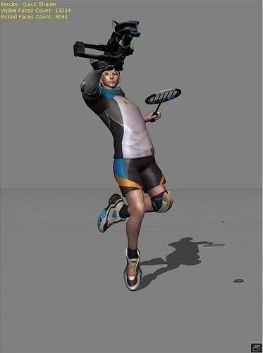 3D model Clint Badminton Champion VR / AR / low-poly | CGTrader