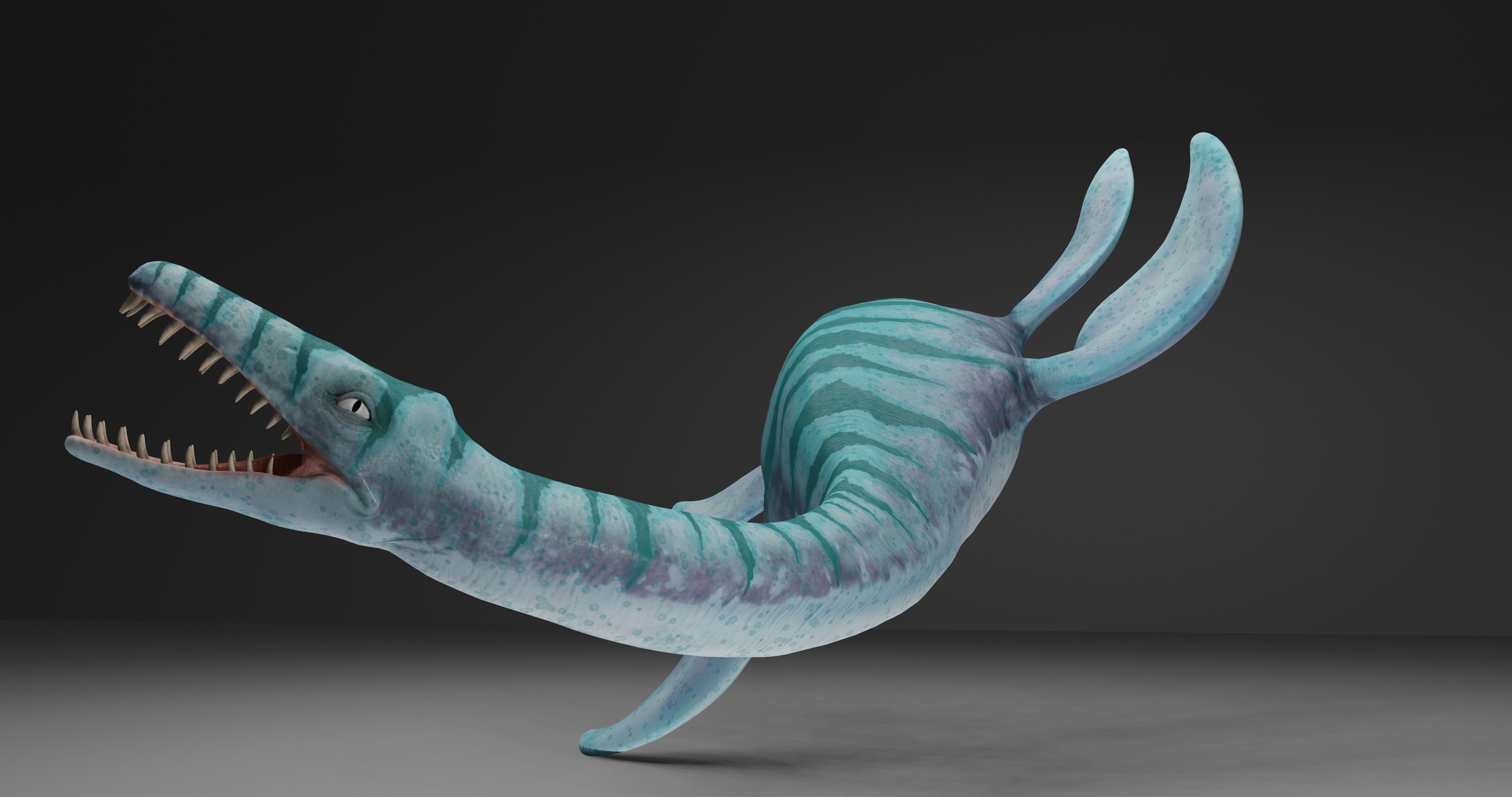 3D model Plesiosaurus Dinosaur VR / AR / low-poly | CGTrader