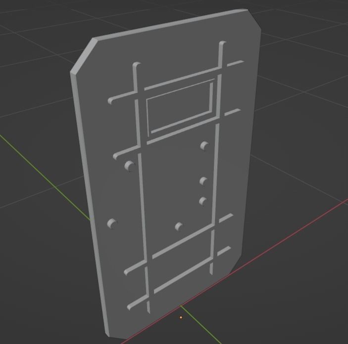 3D model Riot Shield VR / AR / low-poly | CGTrader