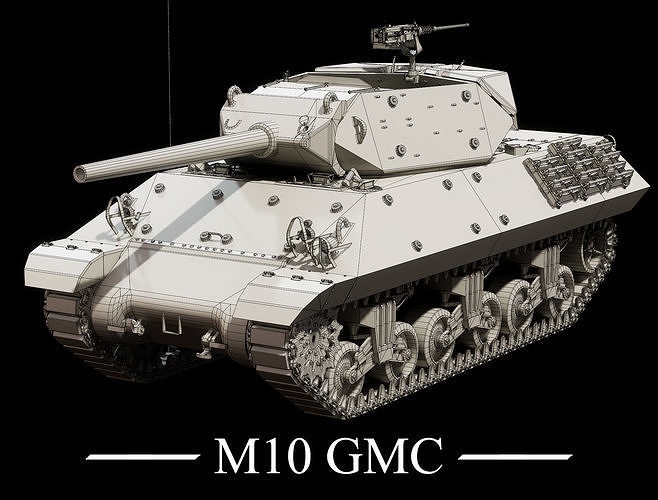 M10 GMC - Base Mesh 3D model | CGTrader