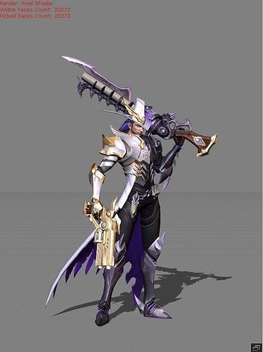 3D model Clint Shadow Omen VR / AR / low-poly | CGTrader