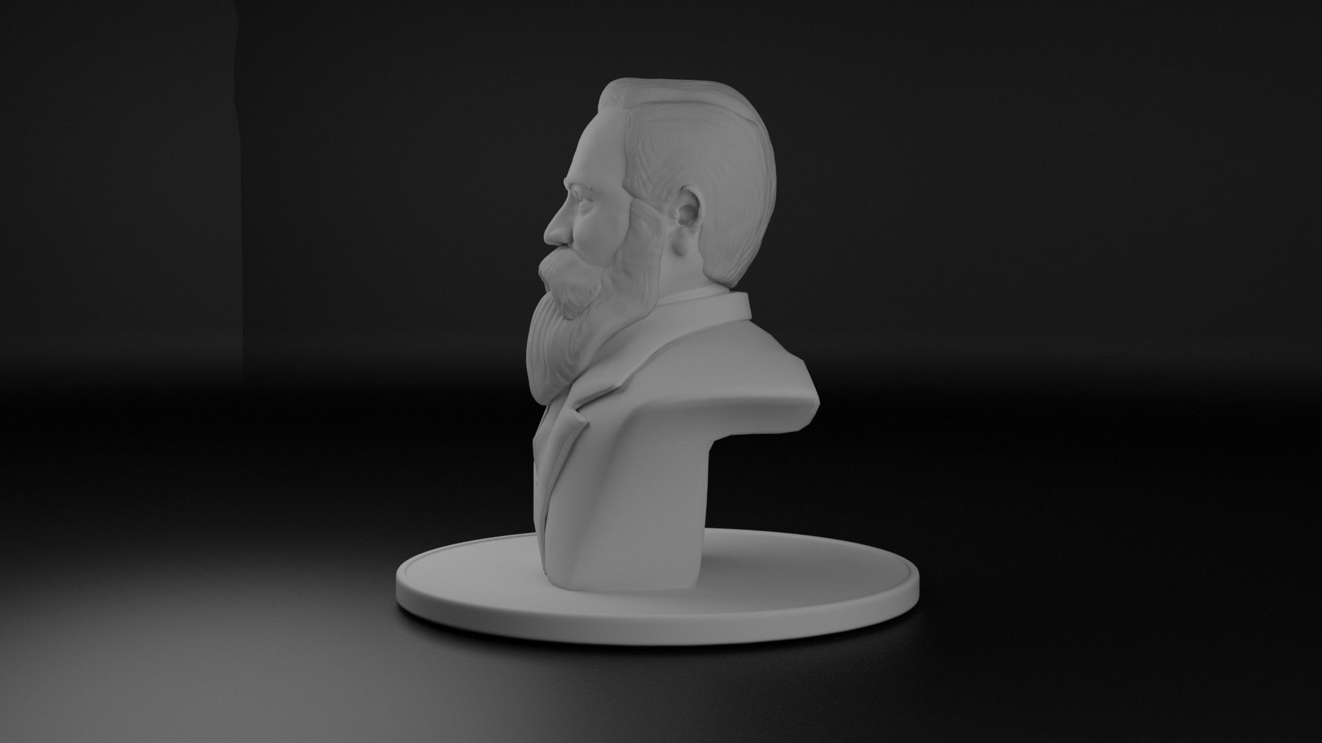 Friedrich Engels 3D model | CGTrader