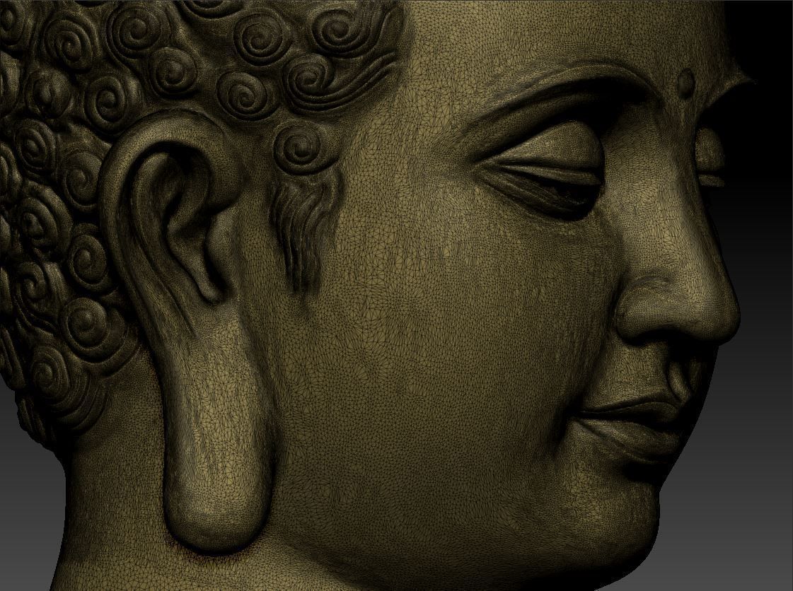Buddha Head 3D model 3D model | CGTrader