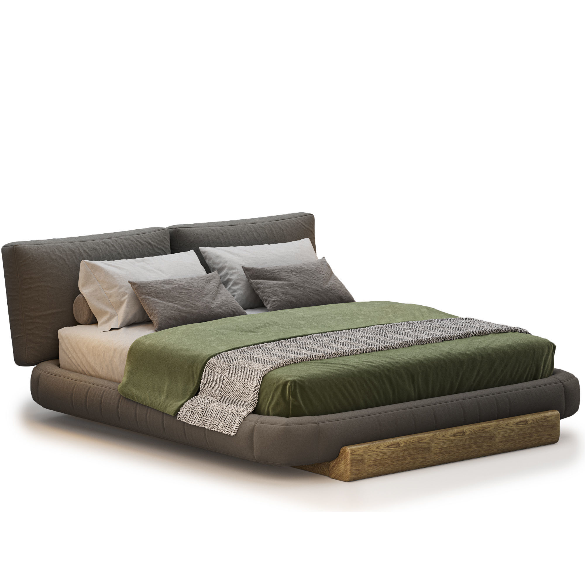 3D model SOSPIRO BED By Riva 1920 VR / AR / low-poly | CGTrader