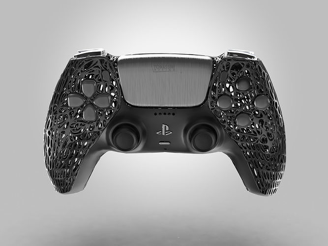 PS5 Voronoi Controller Organic Design Unique 3D model | CGTrader