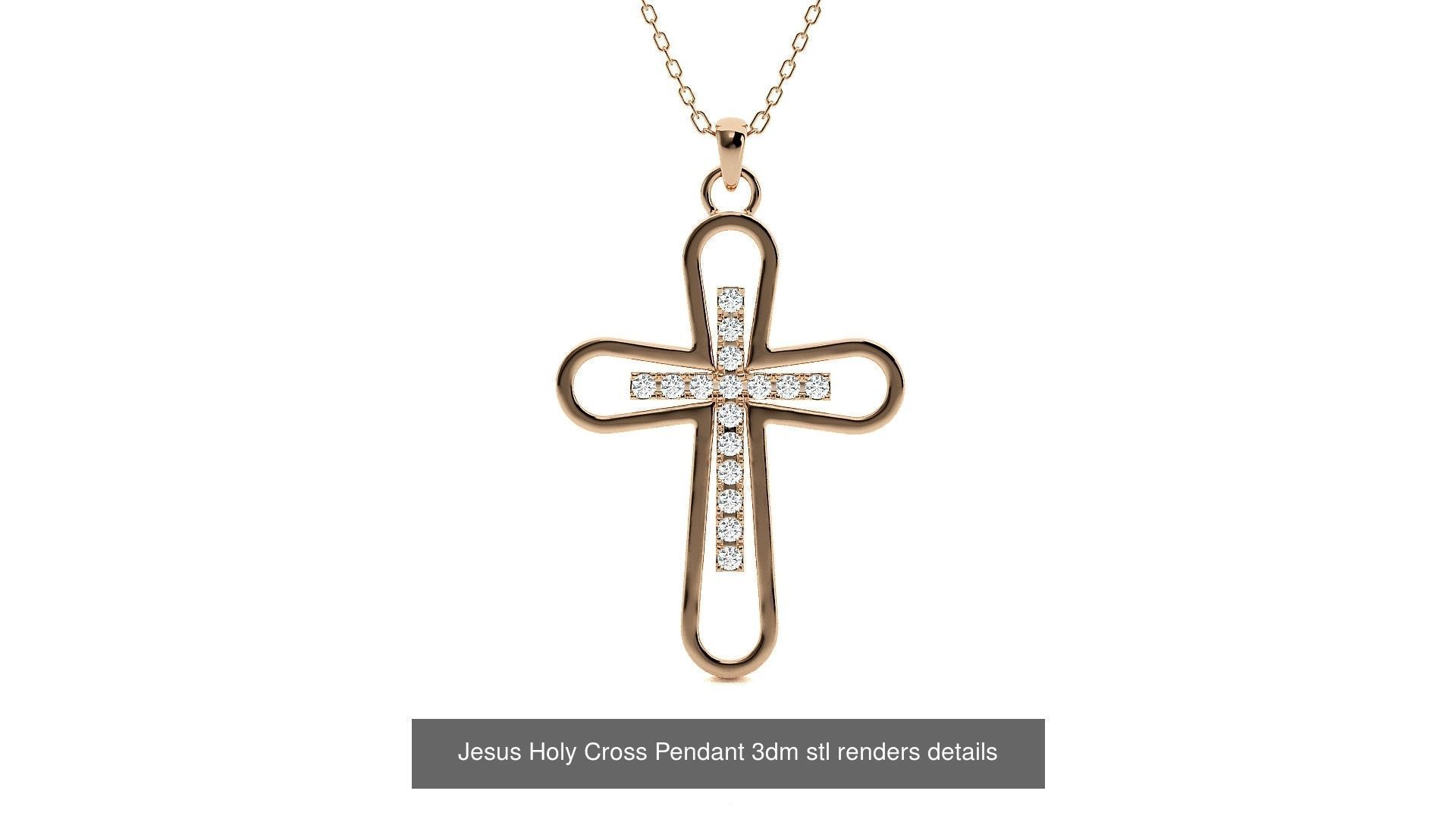 20 Jesus Holy Cross Pendant 3dm stl renders details 3D Model Collection ...