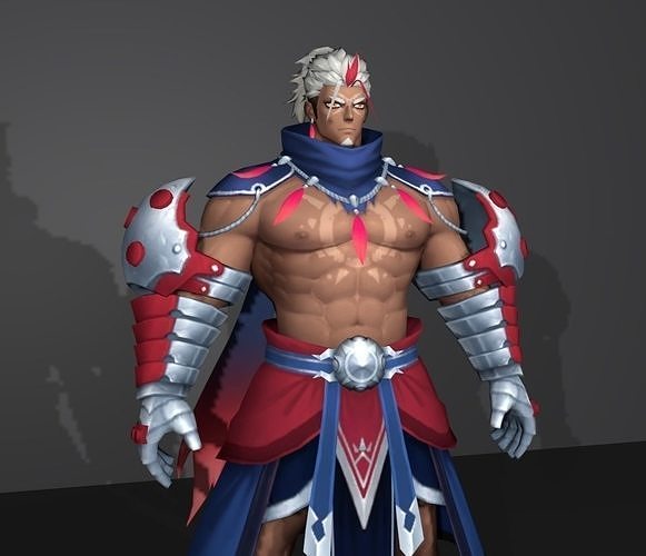 kaiyan 3D model animated rigged | CGTrader