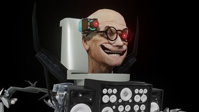 Scientist Skibidi Toilet Upgraded 3D model rigged | CGTrader