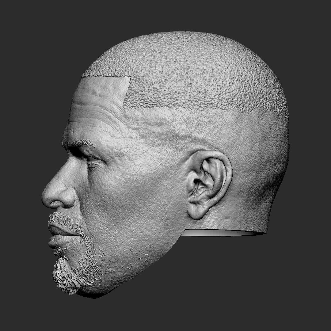 Jamie Foxx head 3D model 3D printable | CGTrader
